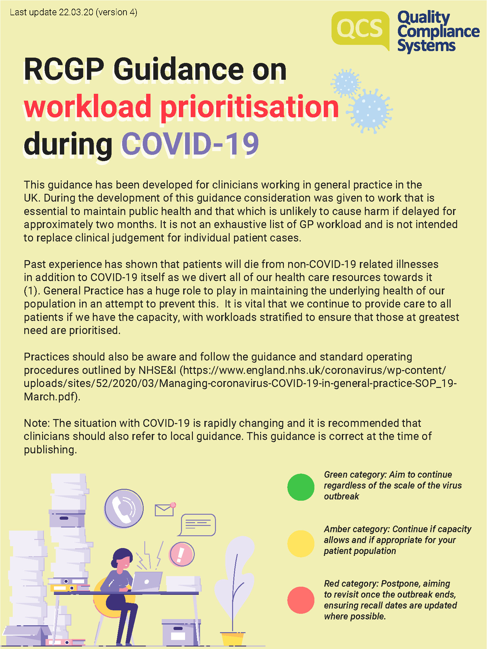 RCGP Guidance on workload prioritisation during COVID-19 (Last update ...