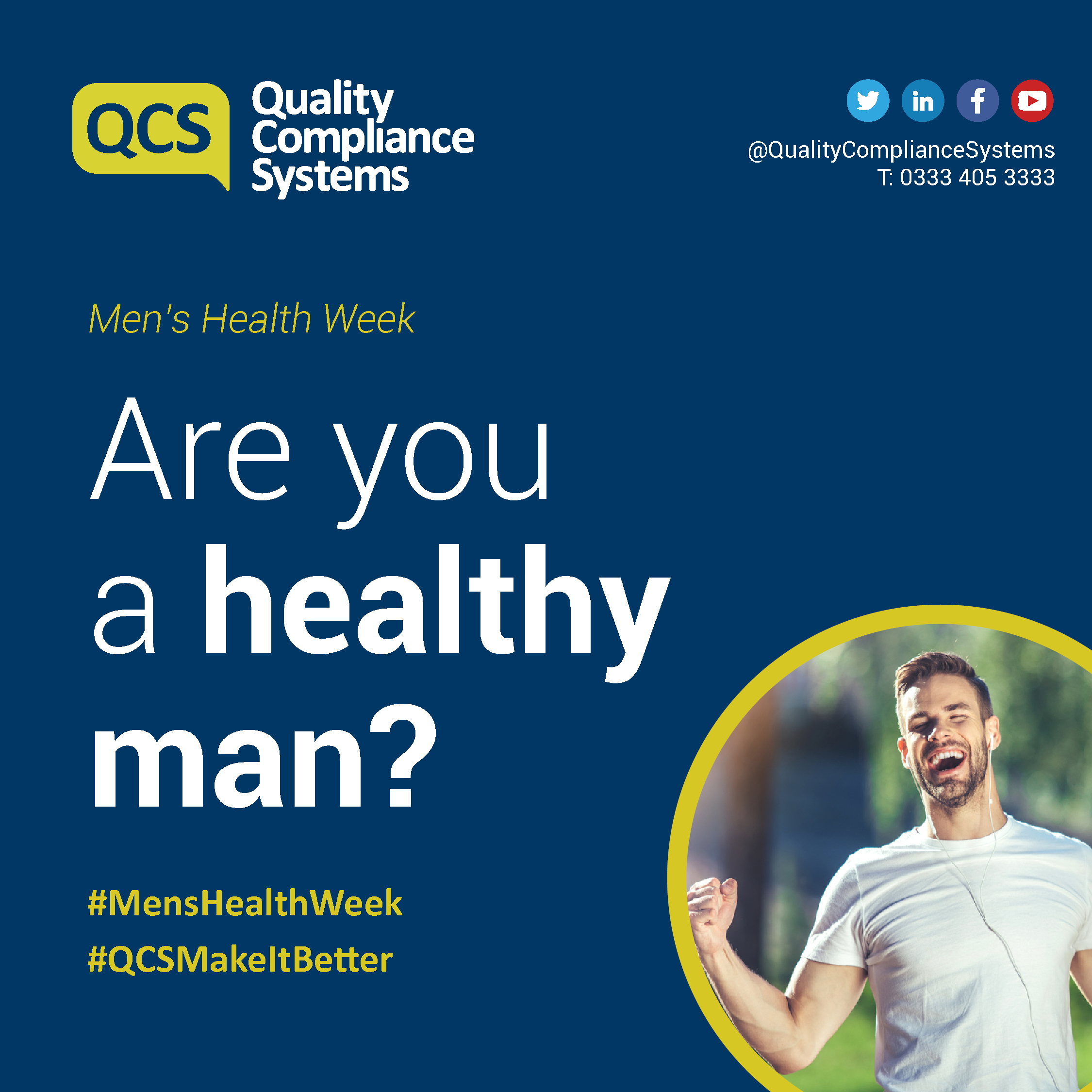 Men's Health Week - Men's Health checklist - | QCS Blog