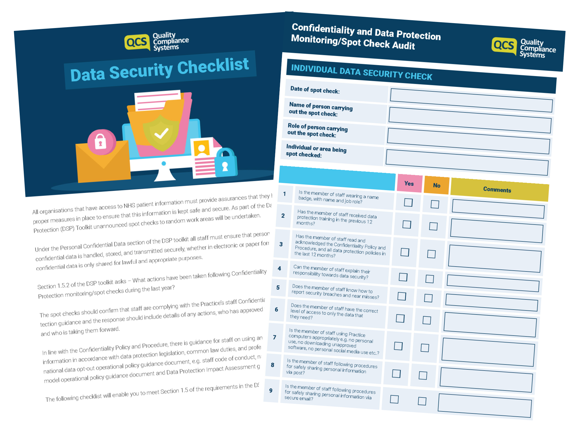 FREE Data Security Protection Checklist (Last update: 01.09.20) | QCS