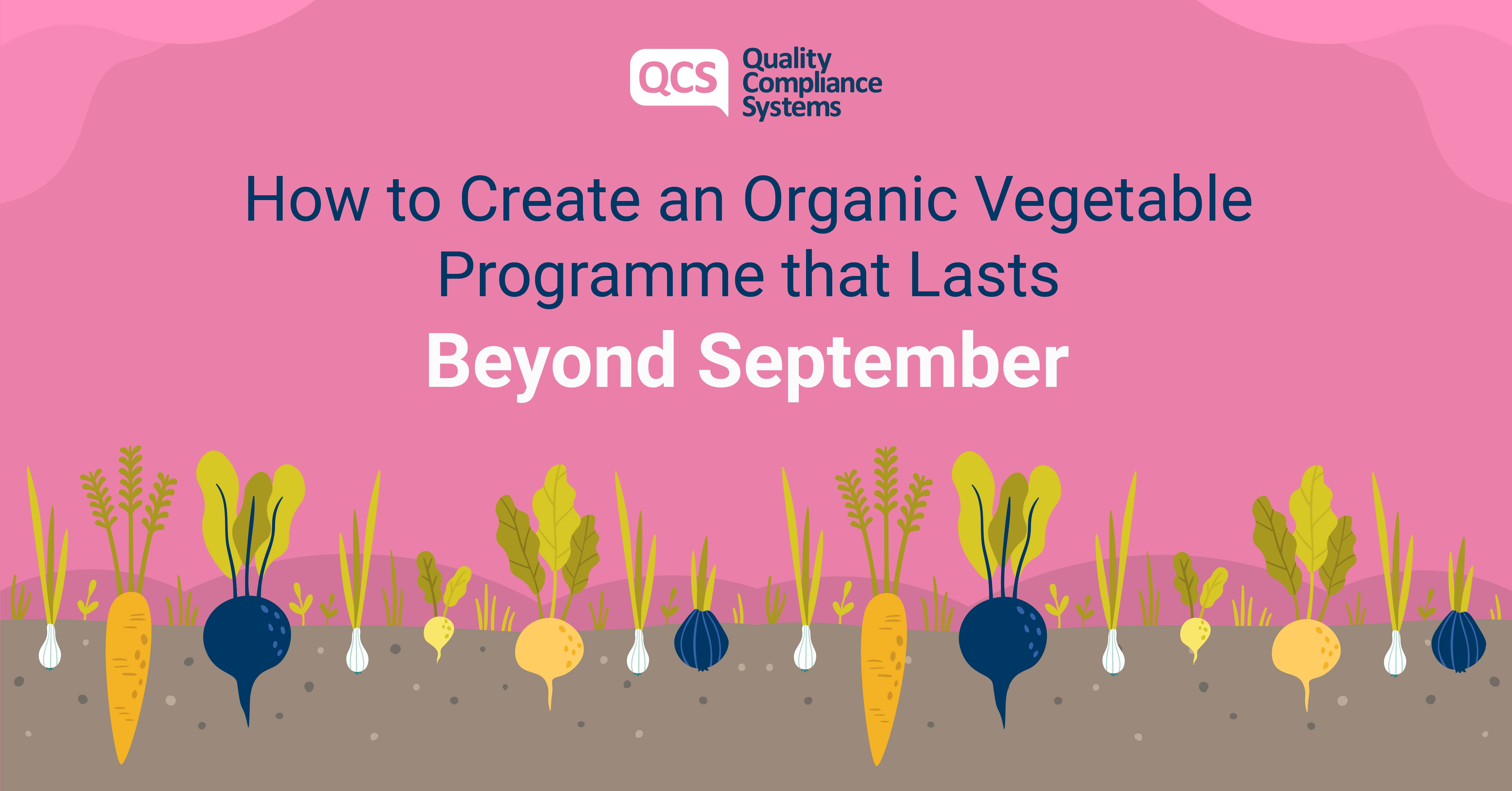 How to Create an Organic Vegetable Programme that Lasts Beyond ...