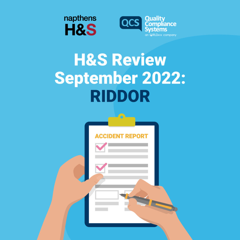 What you need to know about RIDDOR! - Health & Safety | QCS Blog