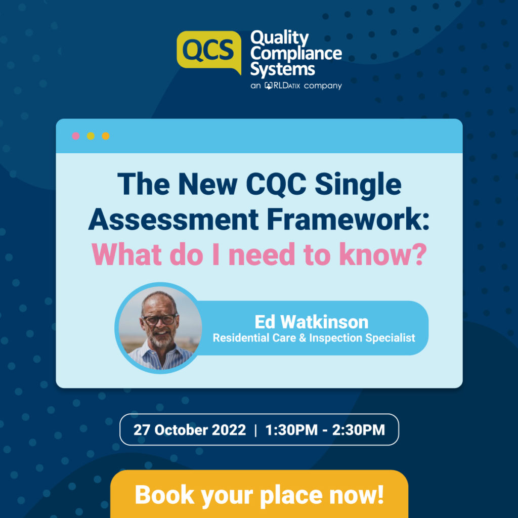 FREE WEBINAR - Best Practice in Dining for People Living with Dementia - QCS Events | QCS Blog