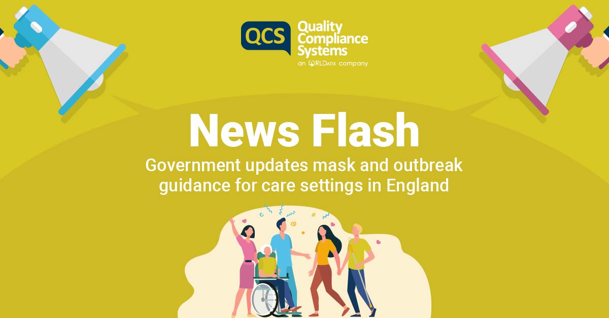 Government updates mask and outbreak guidance for care settings in ...