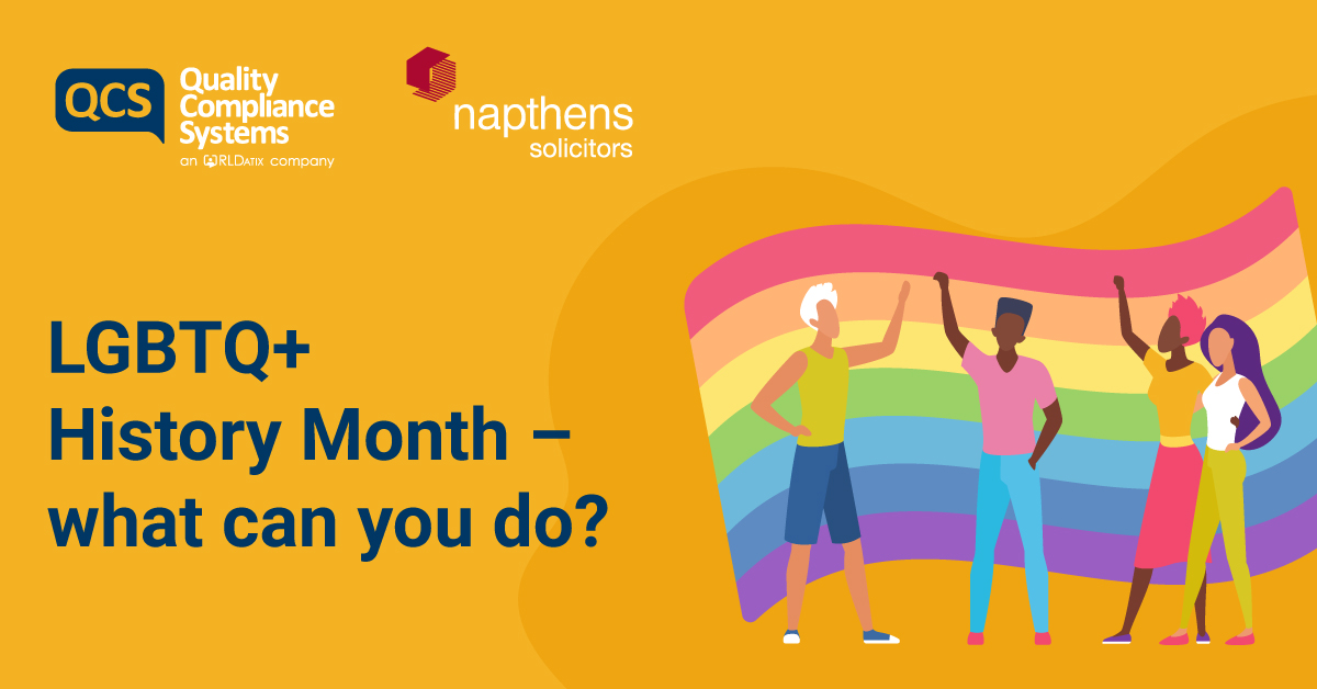 LGBTQ+ History Month – what can you do? - Adult Social Care | QCS Blog
