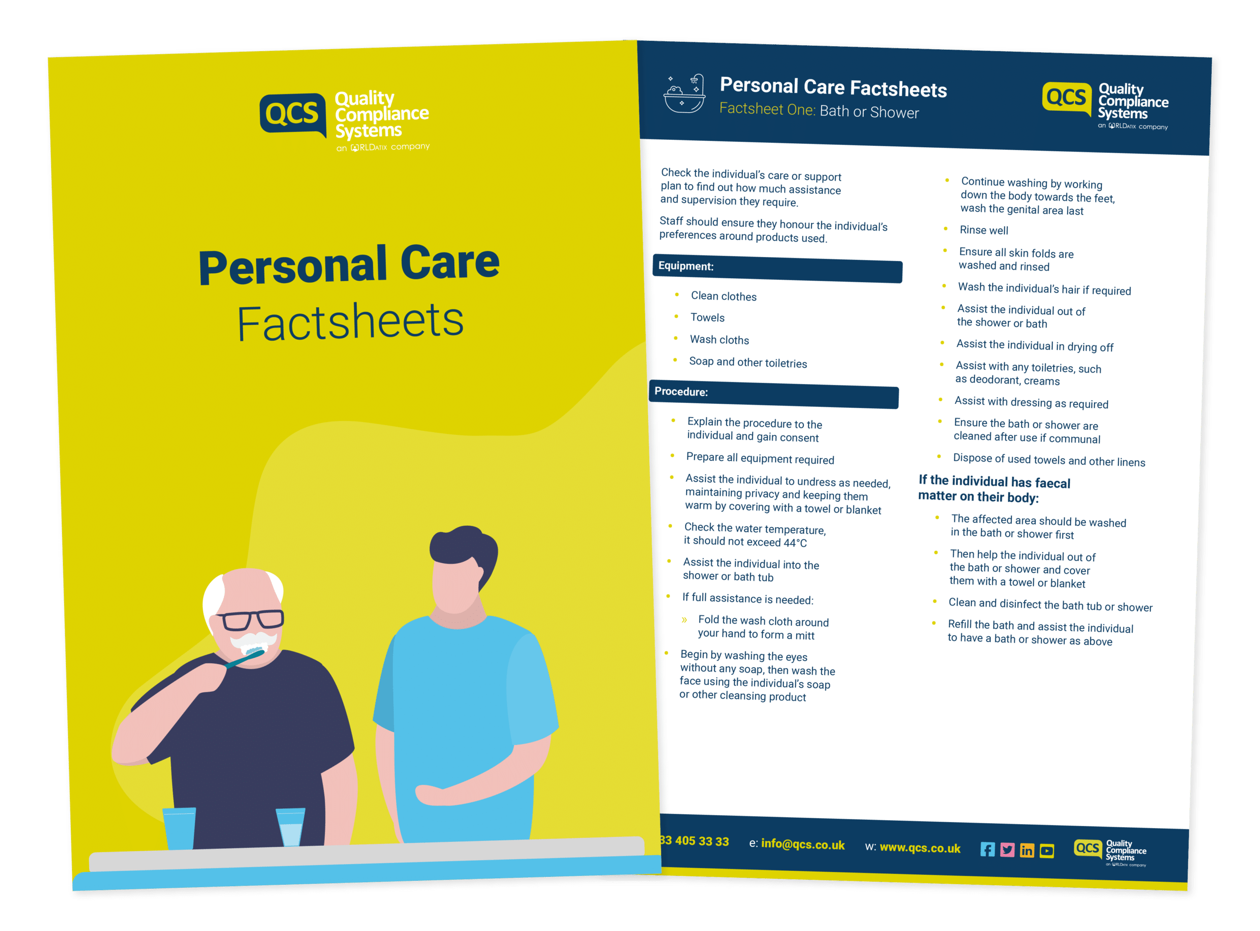 Personal Care Fact Sheets | QCS