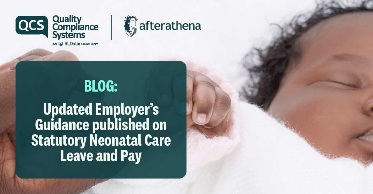 Updated Employer’s Guidance published on Statutory Neonatal Care…