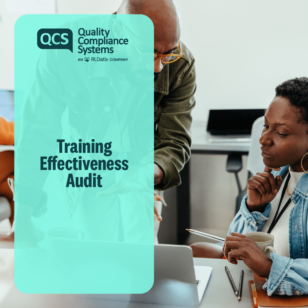 Training Effectiveness Audit for Care | QCS
